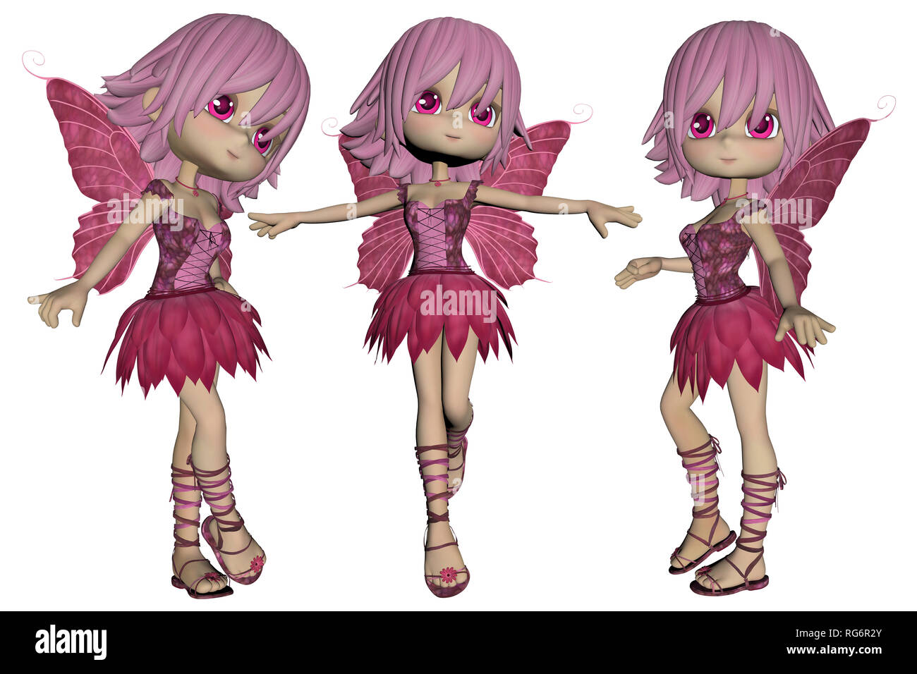 Pretty cartoon hi-res stock photography and images - Alamy