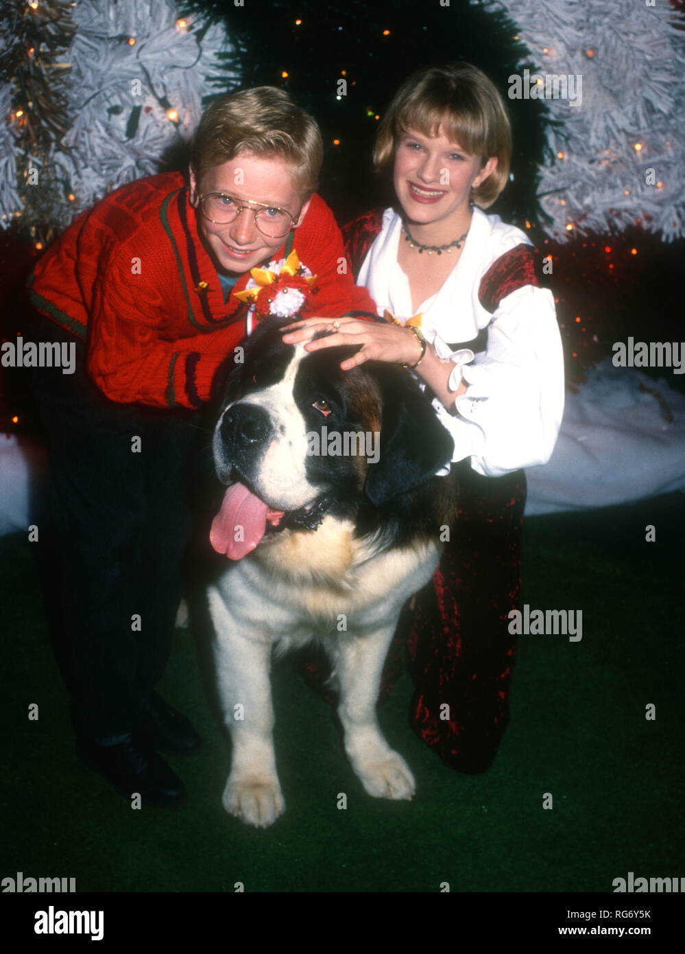 HOLLYWOOD, CA - NOVEMBER 28: Actor Christopher Castile, actress ...