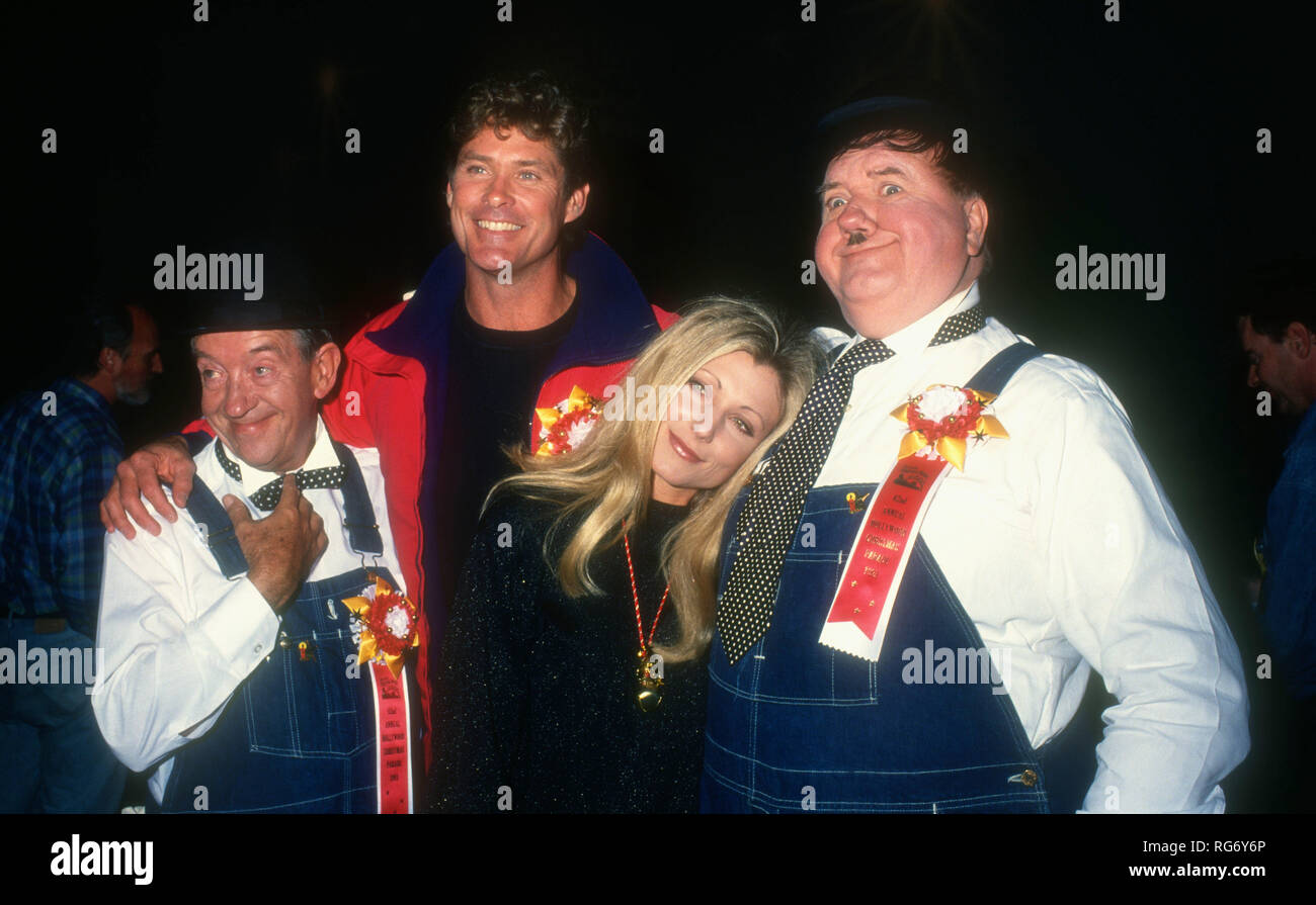 HOLLYWOOD, CA - NOVEMBER 28: Actor David Hasselhoff and wife actress ...