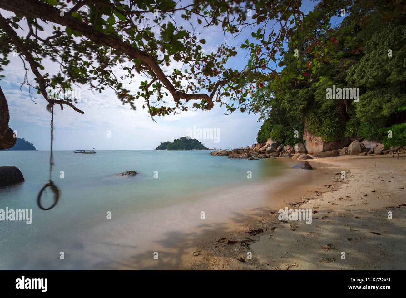 Tropical beach at Pangkor Island, Perak Stock Photo - Alamy