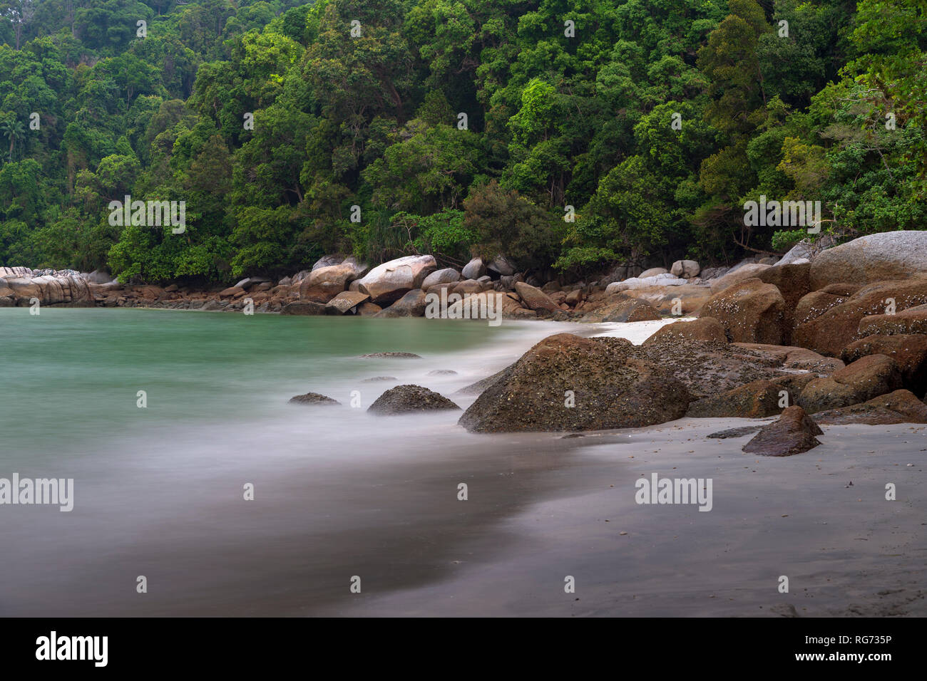 Tropical beach at Pangkor Island, Perak Stock Photo - Alamy