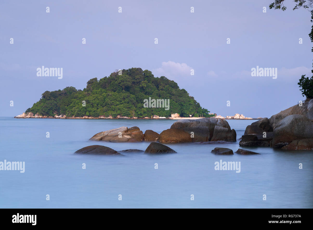 Tropical beach at Pangkor Island, Perak Stock Photo - Alamy
