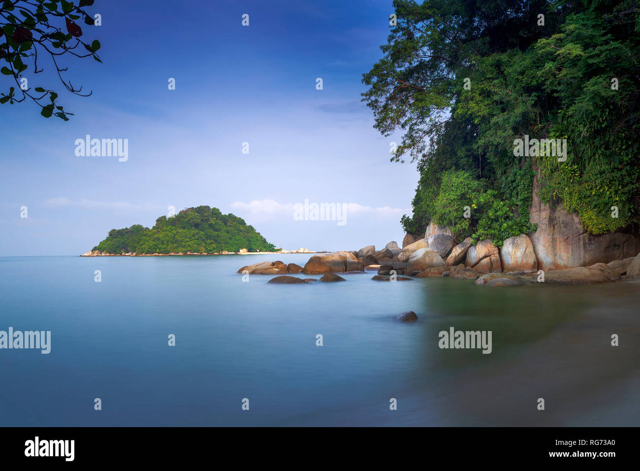 Tropical beach at Pangkor Island, Perak Stock Photo - Alamy