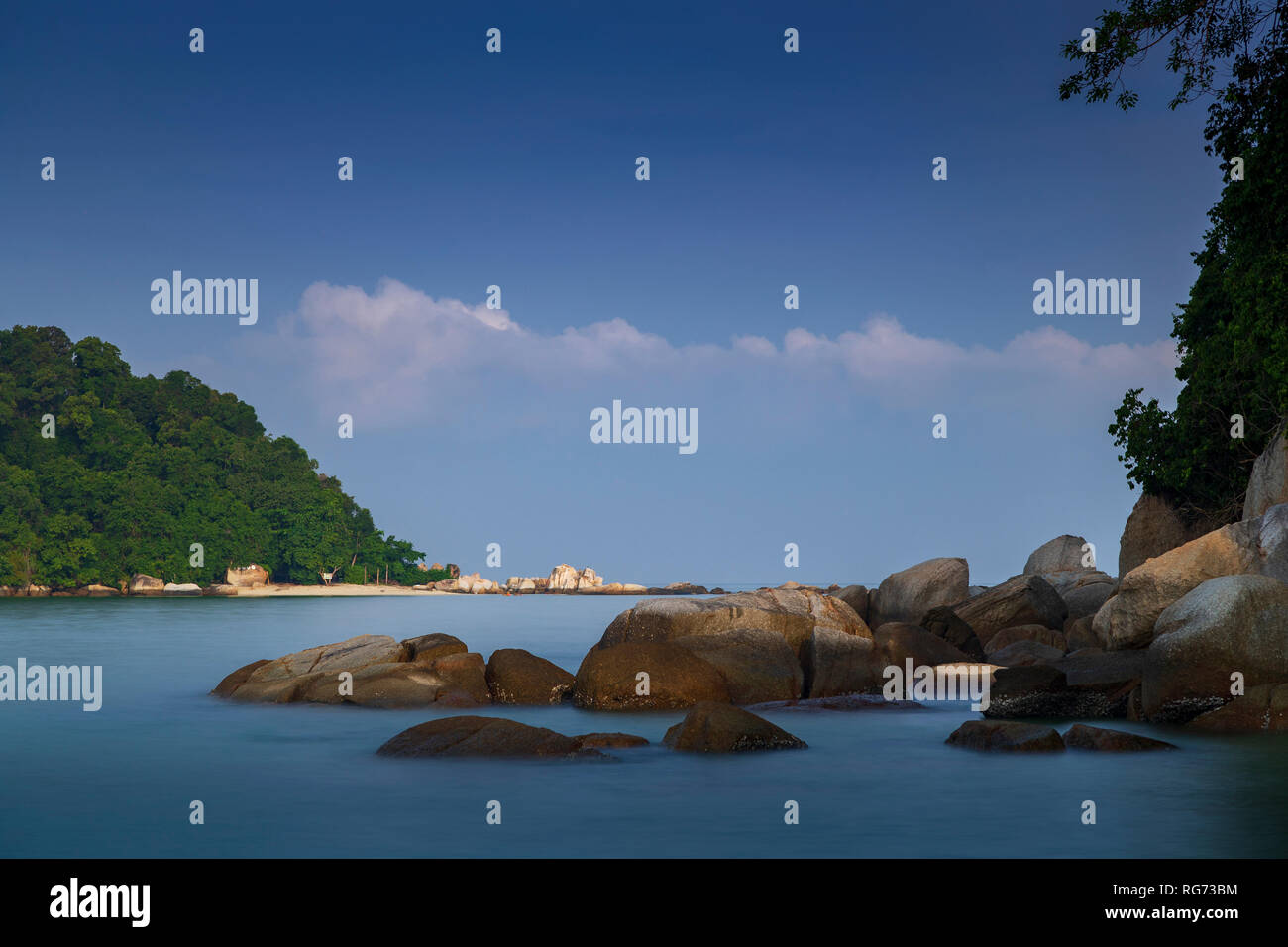 Tropical beach at Pangkor Island, Perak Stock Photo - Alamy