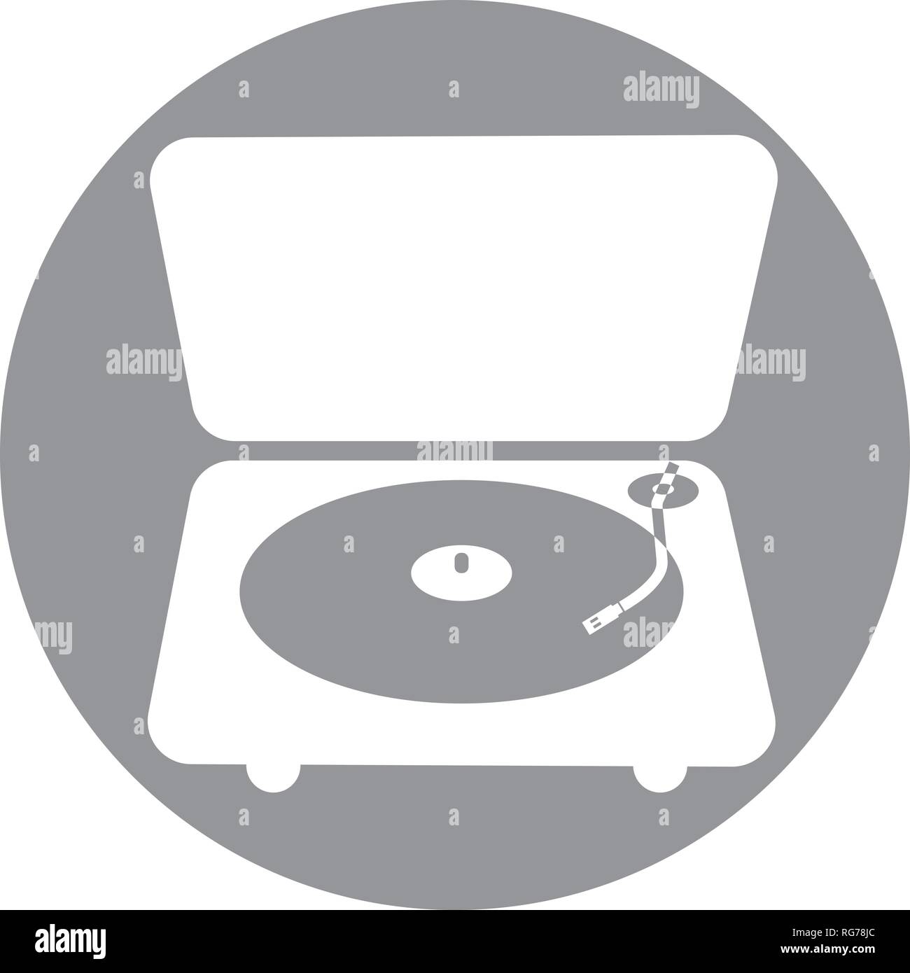 Vintage audio player Stock Vector Images - Alamy