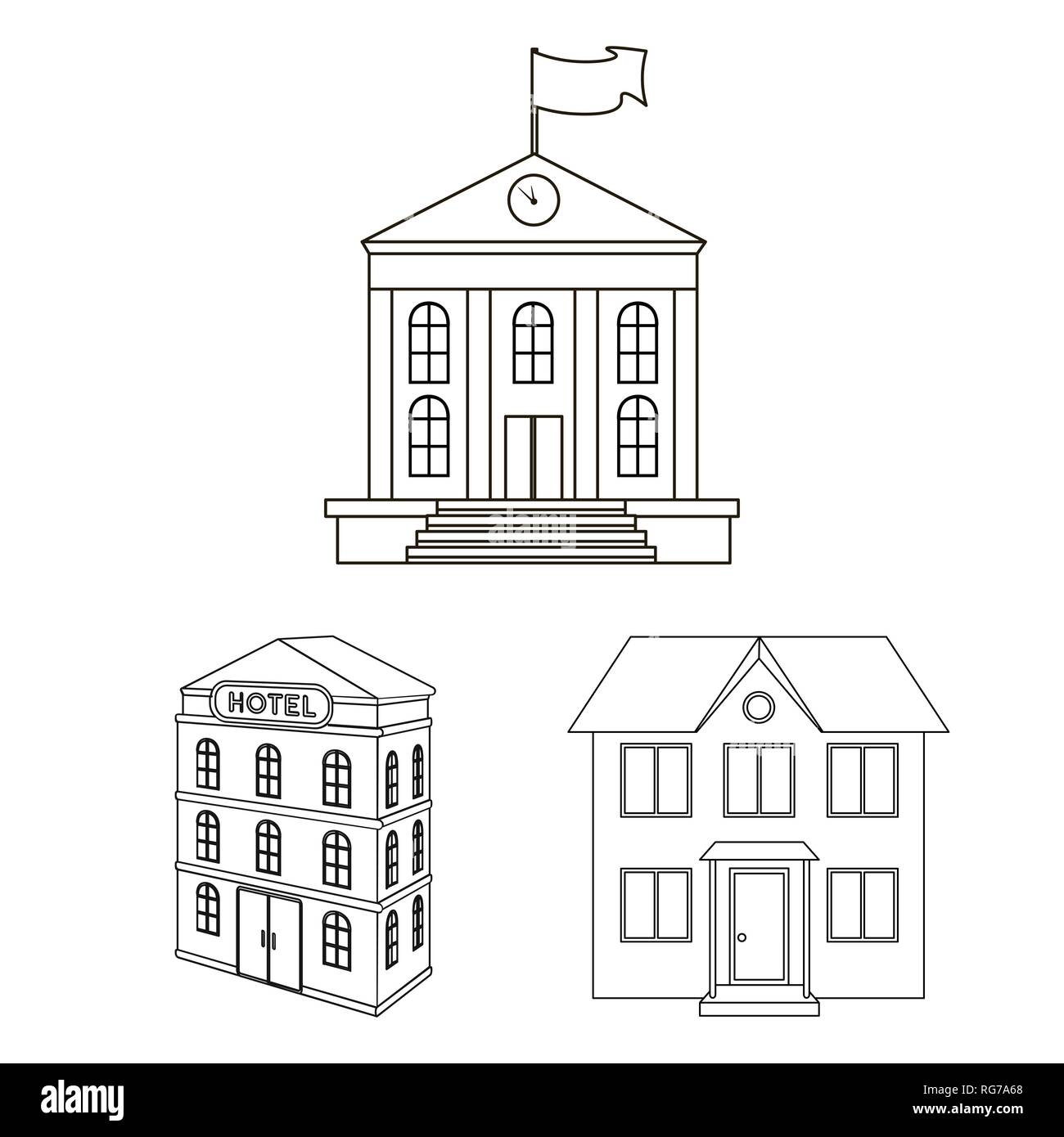 building,city,house,business,school,hotel,shop,theater,museum,design ...