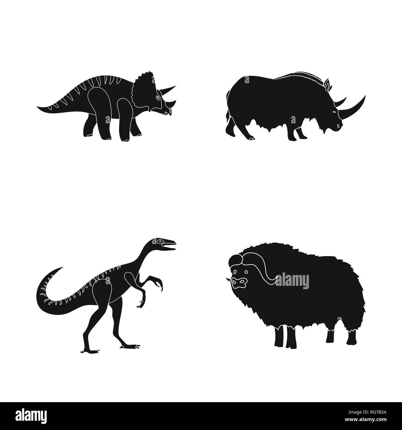 dinosaur,buffalo,dino,trhinoceros,deinonychus,bison,cute,savannah ...