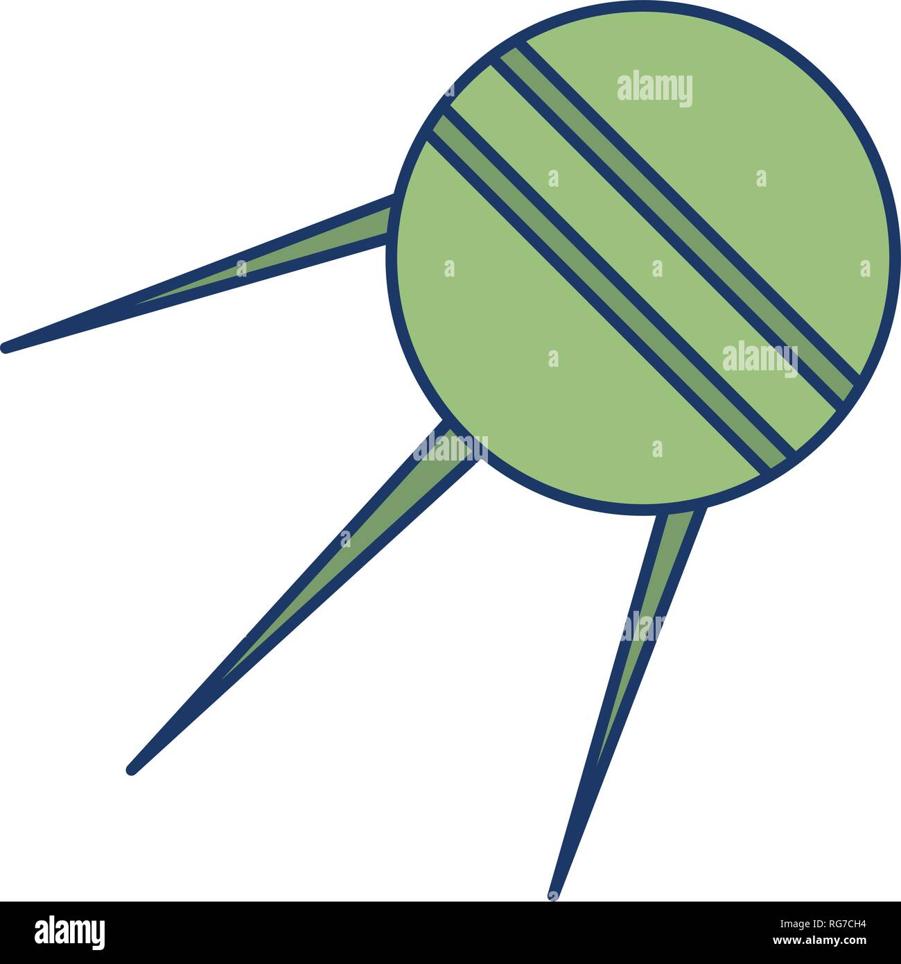 Sputnik 1 satellite Stock Vector Images - Alamy