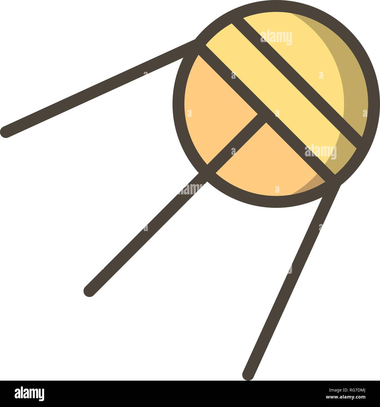 Sputnik 1 satellite Stock Vector Images - Alamy