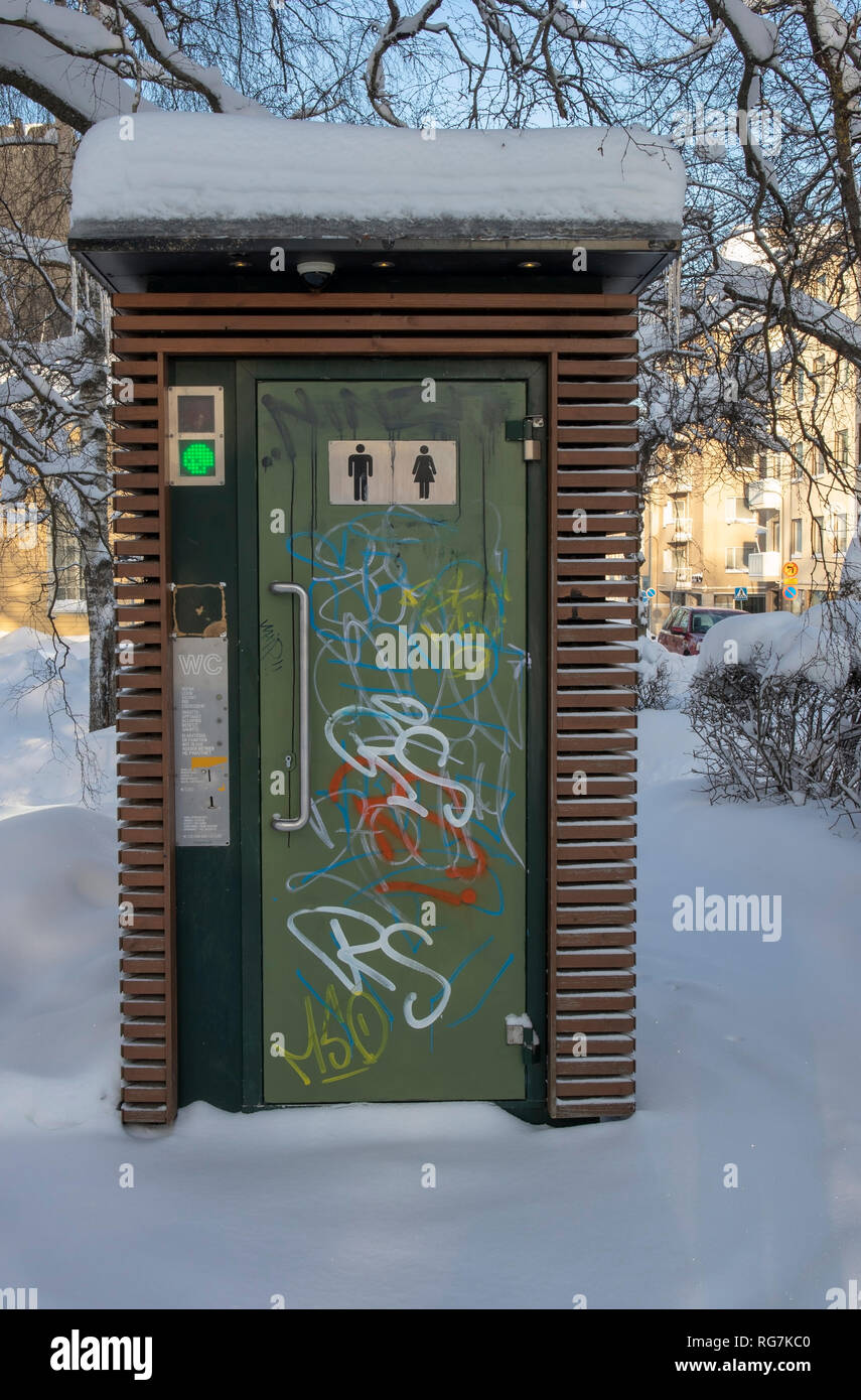 Public toilet in Lappeenranta, Finland Stock Photo - Alamy