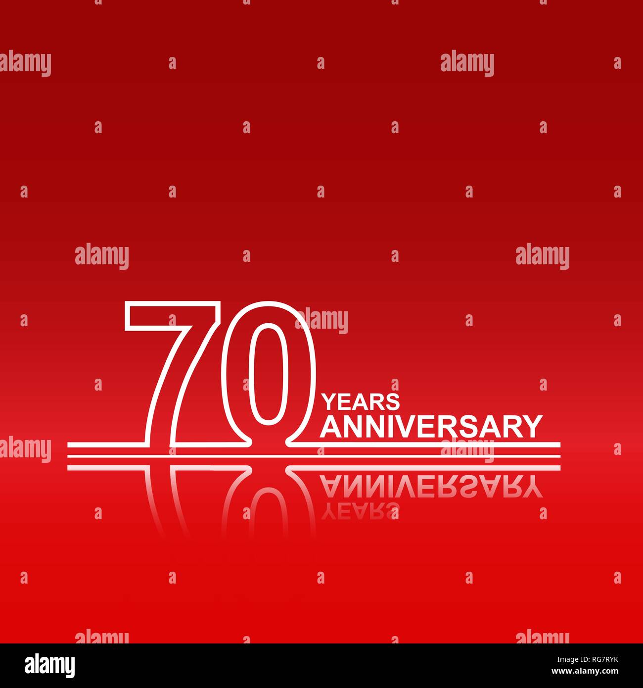 Success number 70 Stock Vector Images - Alamy