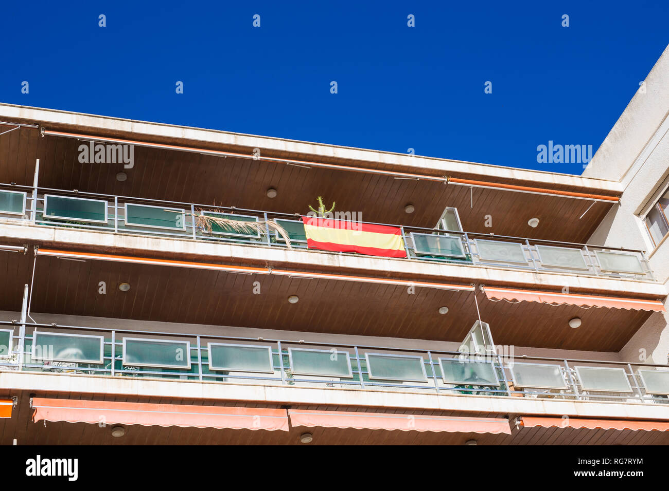Design, architecture and exterior concept - Long balcony with spanish ...