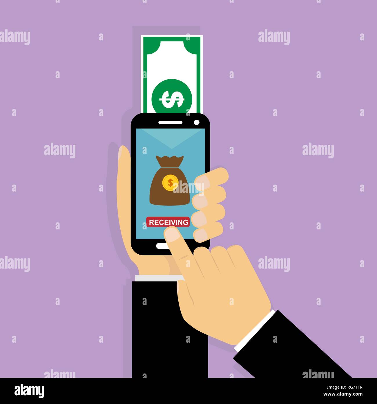 Telephone commerce Stock Vector Images - Alamy