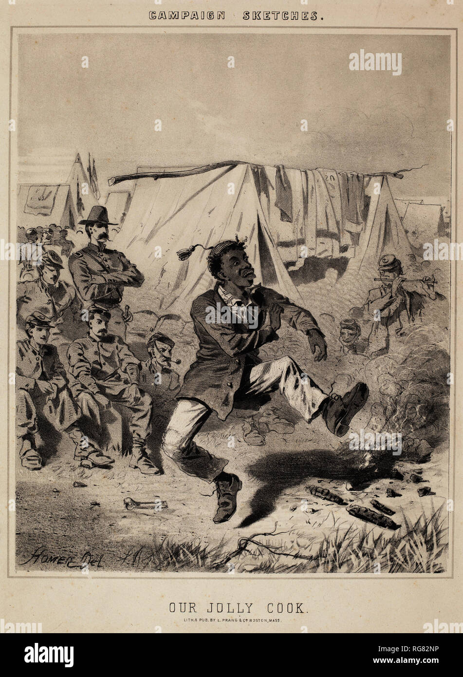 Our Jolly Cook (Campaign Sketches). Medium: lithograph. Museum ...