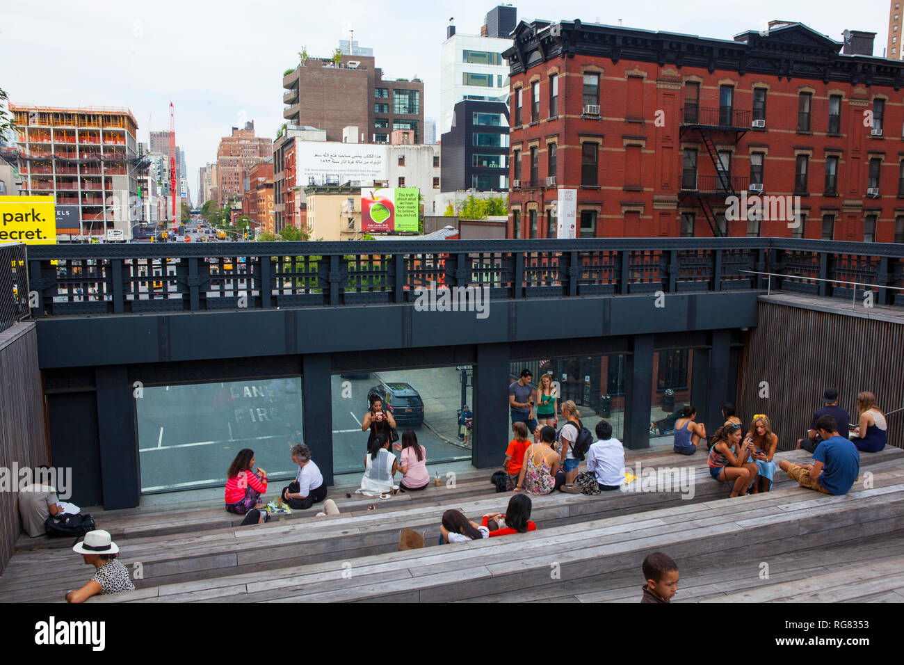 West side elevated railway hi-res stock photography and images - Alamy