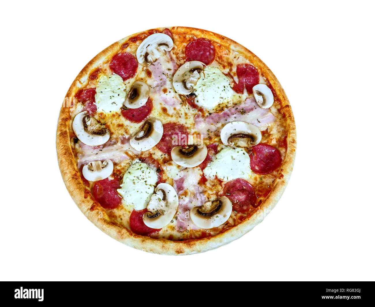 Meat vegetables mushrooms on Cut Out Stock Images & Pictures - Alamy