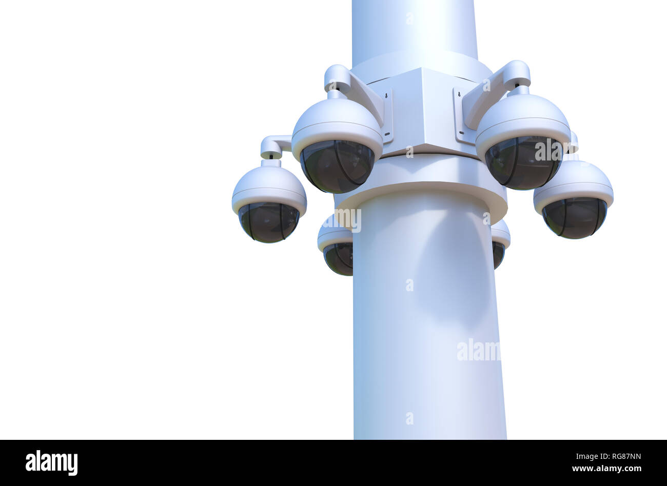 Cctv security camera Cut Out Stock Images & Pictures - Alamy