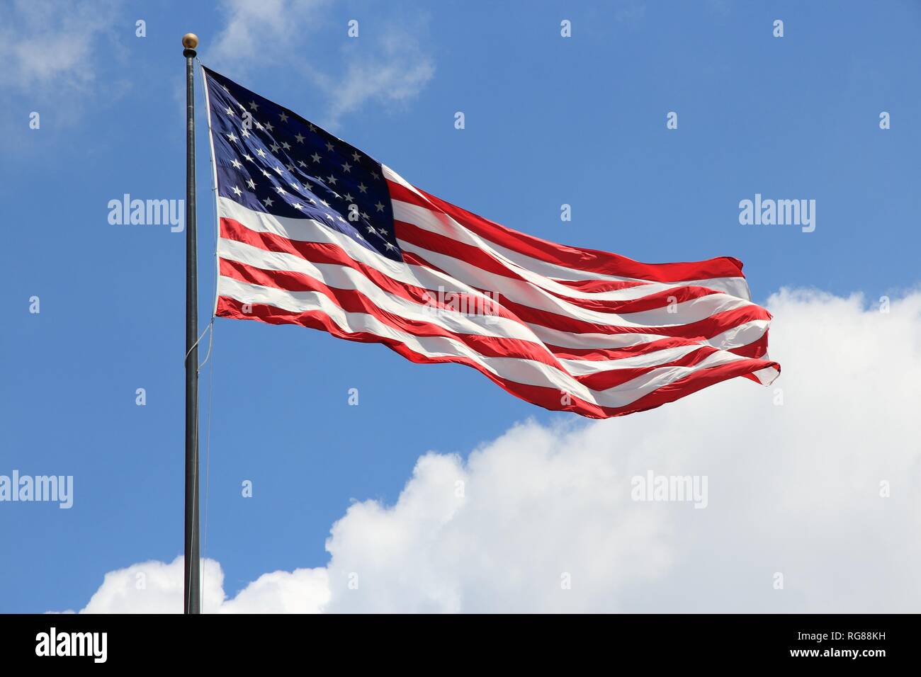 Flag of the United States, the star spangled banner Stock Photo - Alamy