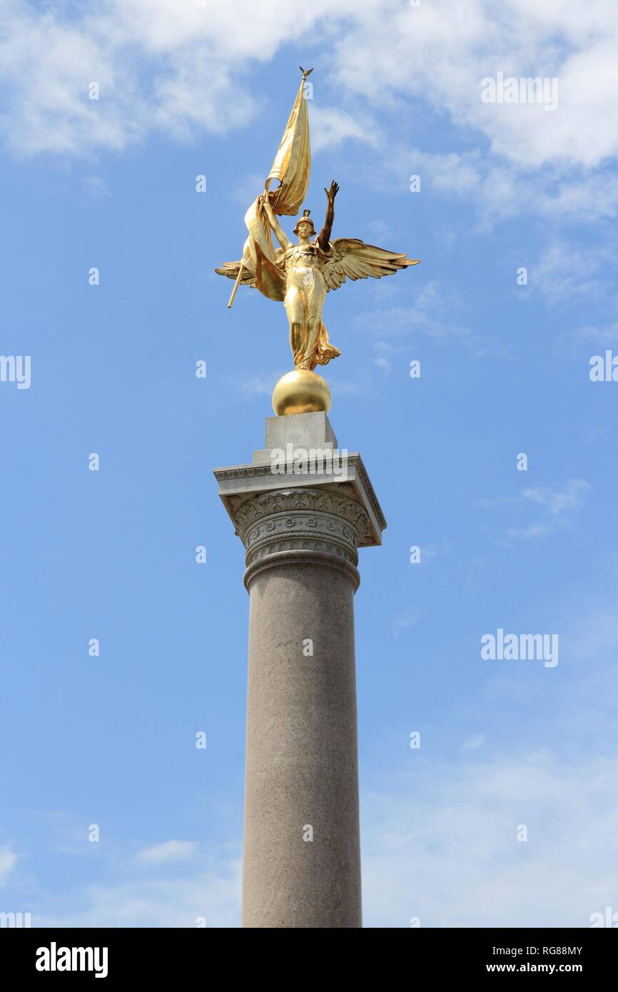 Washington DC - First Division Monument, sculpture by Daniel Chester ...