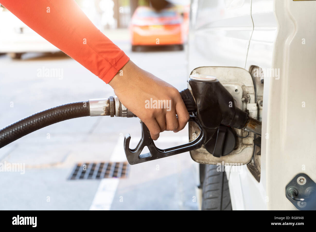 Diesel pump station hi-res stock photography and images - Alamy