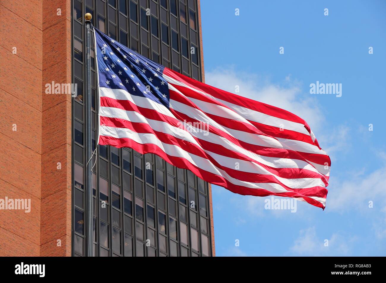 Flag of the United States, the star spangled banner Stock Photo - Alamy