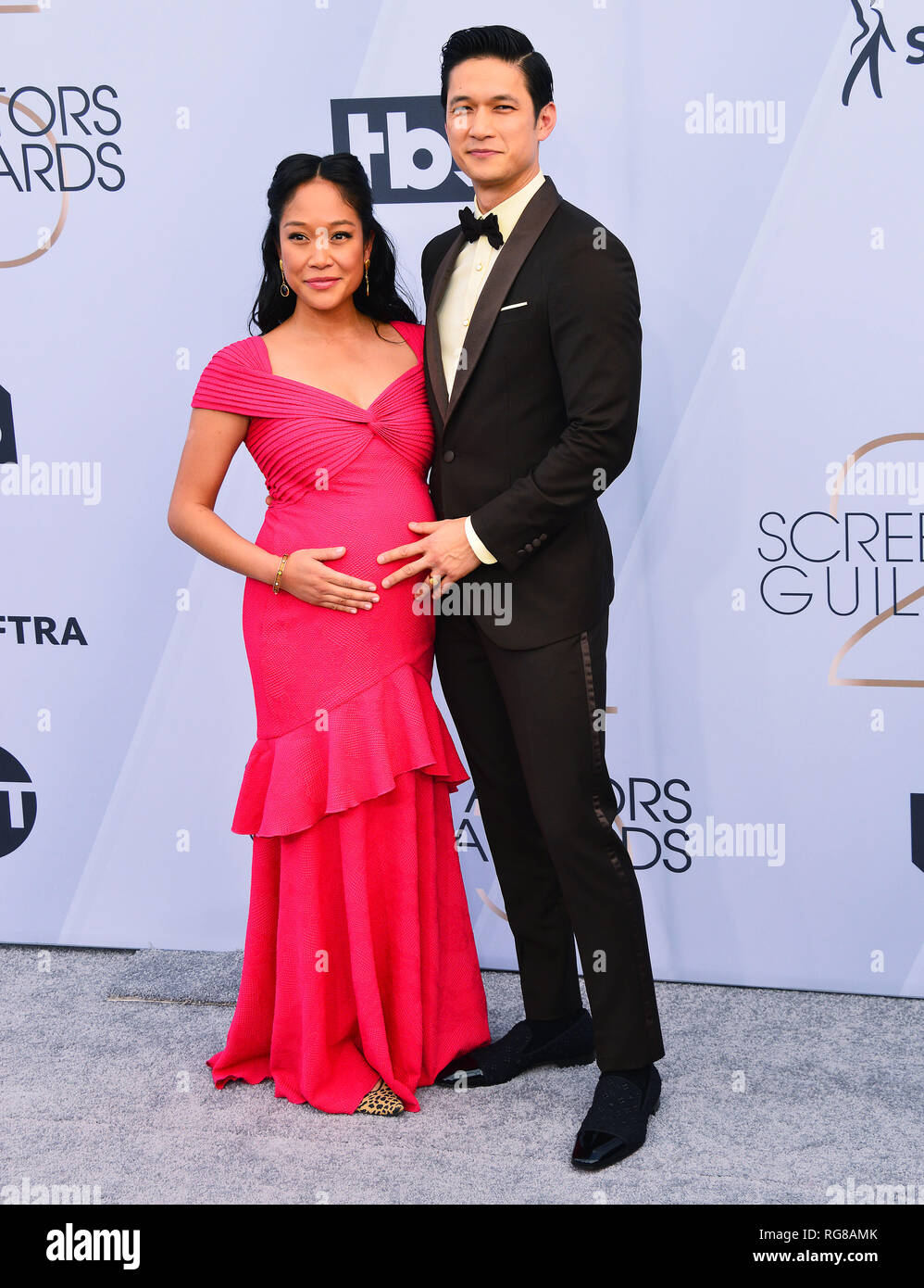 Los Angeles, USA. 27th Jan, 2019. Harry Shum Jr., Shelby Rabara 304 ...