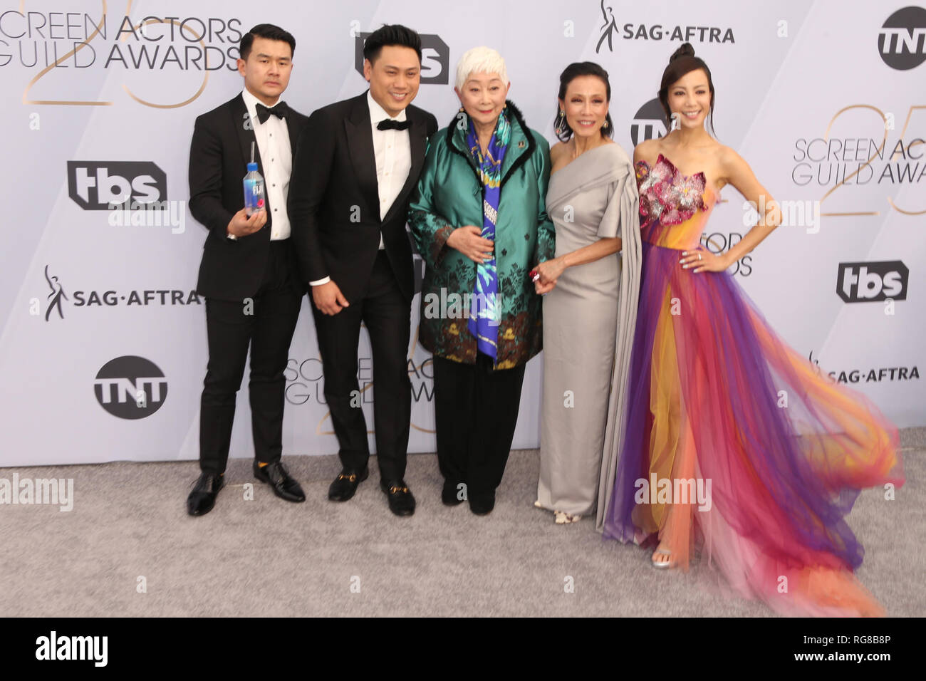 Los Angeles, Ca, USA. 27th Jan, 2019. Jon M. Chu, Ronny Chieng, Lisa Lu ...