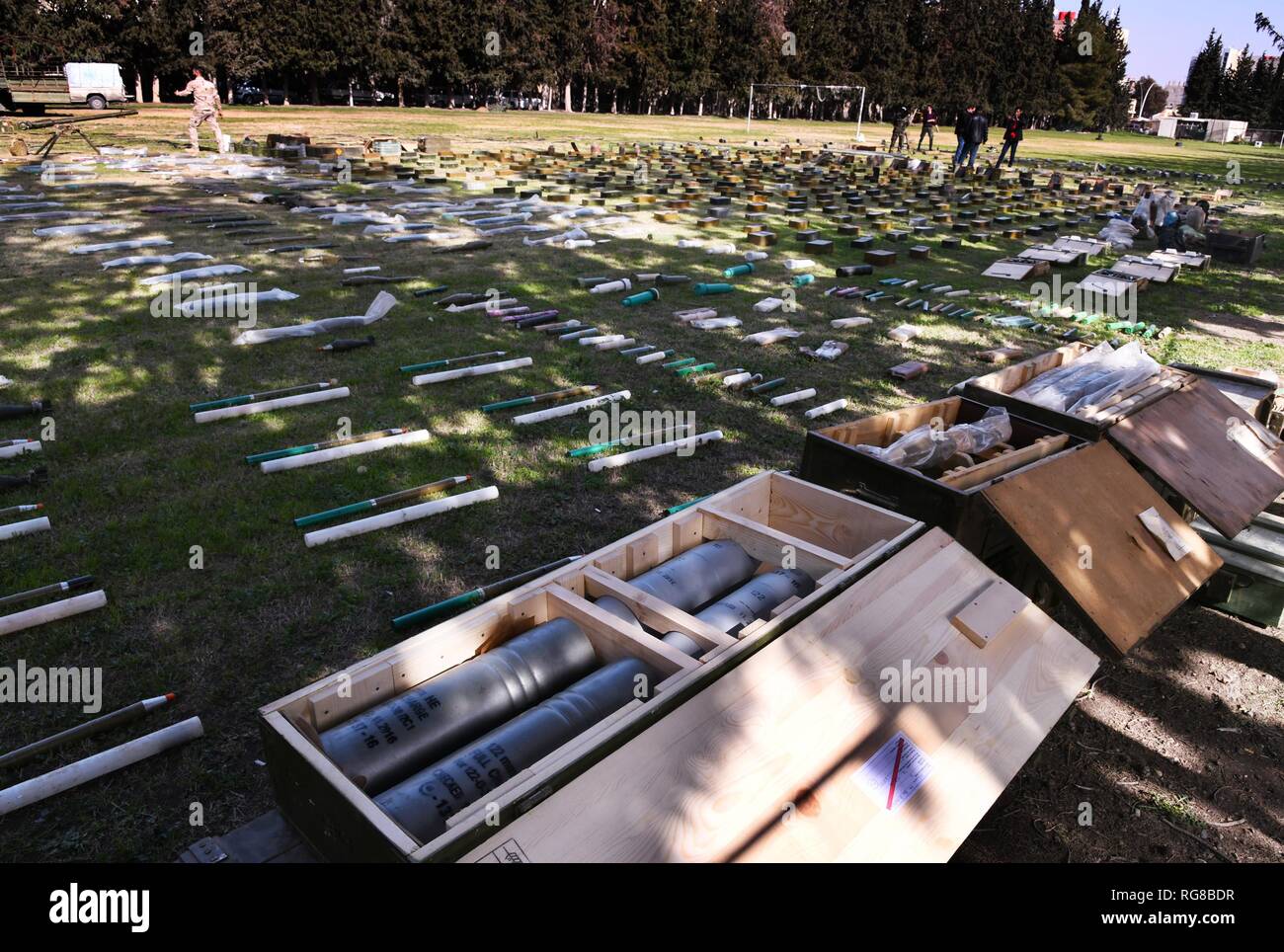 Syria damascus confiscated hi-res stock photography and images - Alamy