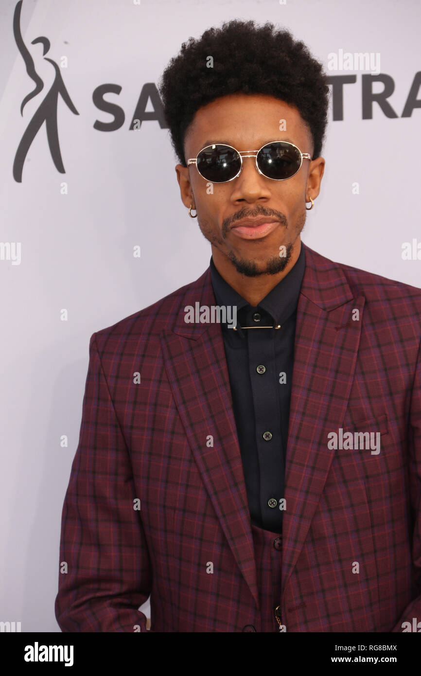 Los Angeles, Ca, USA. 27th Jan, 2019. Darrell Britt-Gibson at The 25th ...
