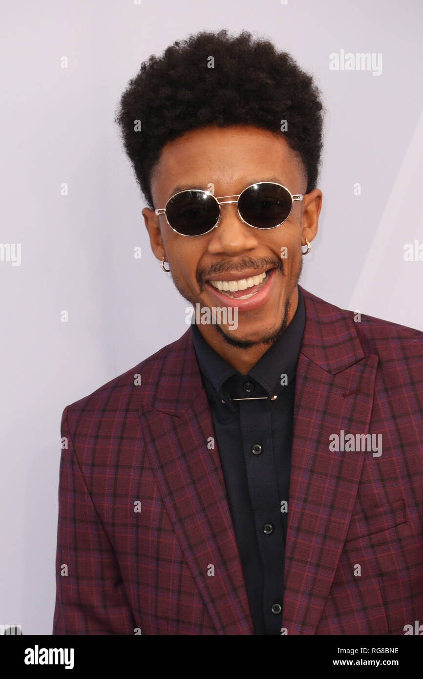 Los Angeles, Ca, USA. 27th Jan, 2019. Darrell Britt-Gibson at The 25th ...