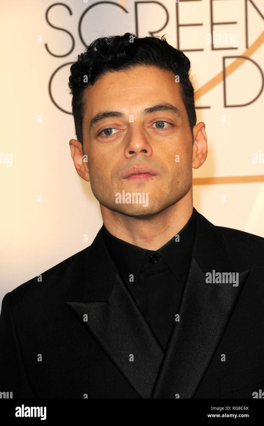 January 27, 2019 - Los Angeles, CA, USA - LOS ANGELES - JAN 27: Rami ...