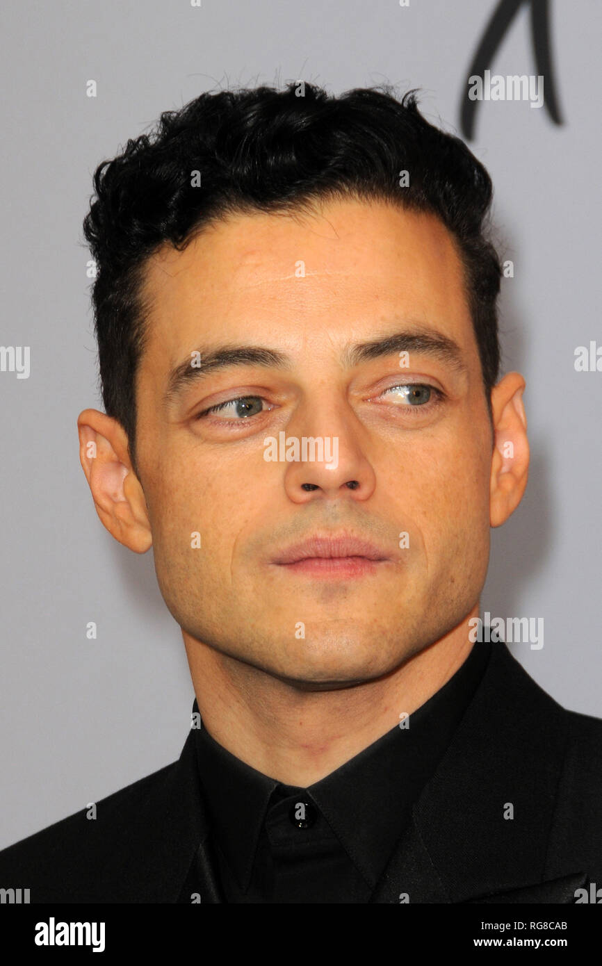 January 27, 2019 - Los Angeles, CA, USA - LOS ANGELES - JAN 27: Rami ...