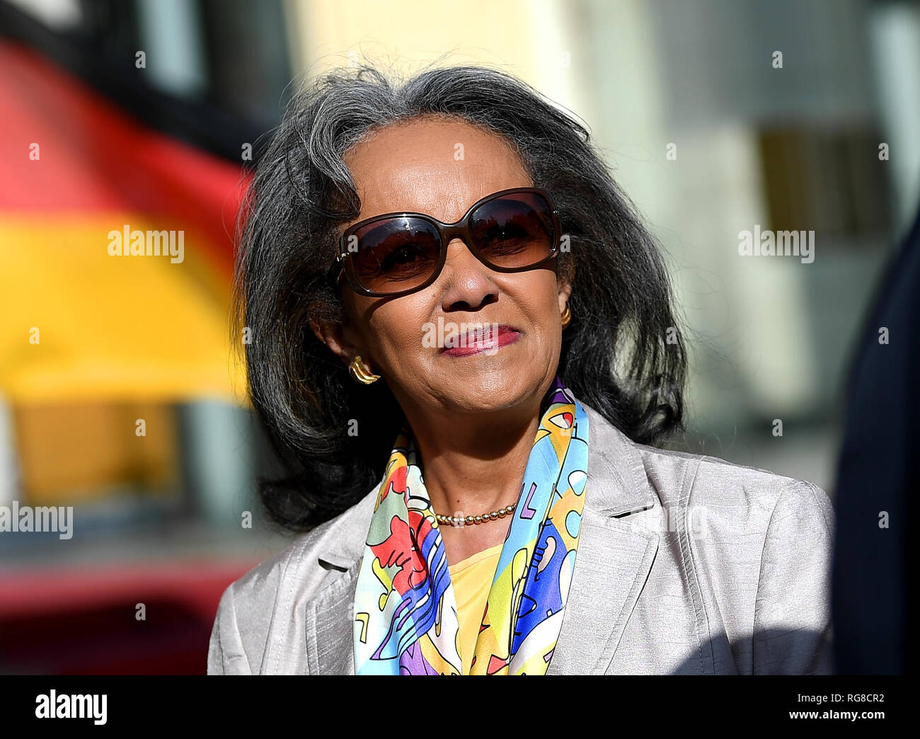 28 January 2019, Ethiopia, Addis Abeba: Sahle-Work Zewde, President of ...