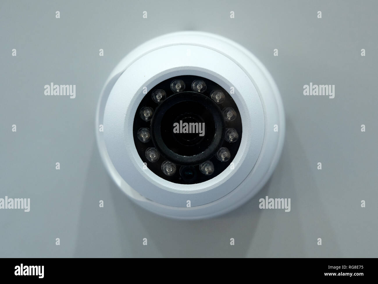 Hamburg, Germany. 26th Jan, 2019. A surveillance camera is on display ...