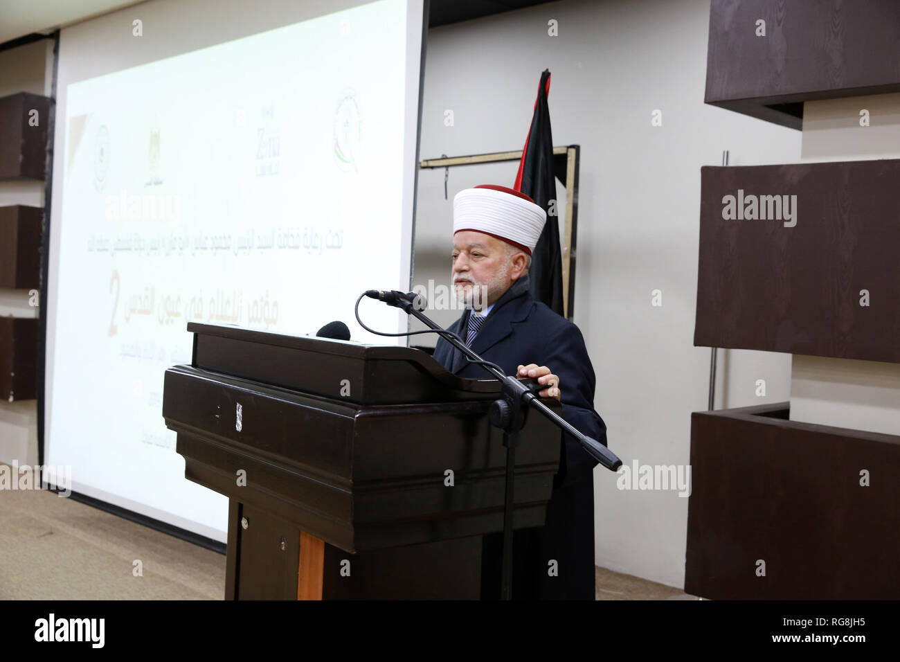 Jerusalem, Palestinian Territory. 28th Jan, 2019. The Grand Mufti of ...
