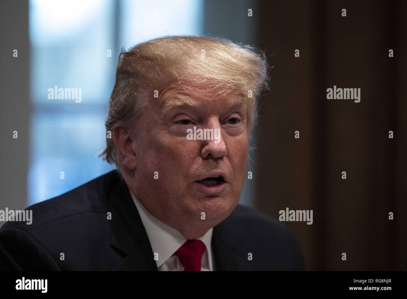 Washington, District of Columbia, USA. 24th Jan, 2019. U.S. President ...