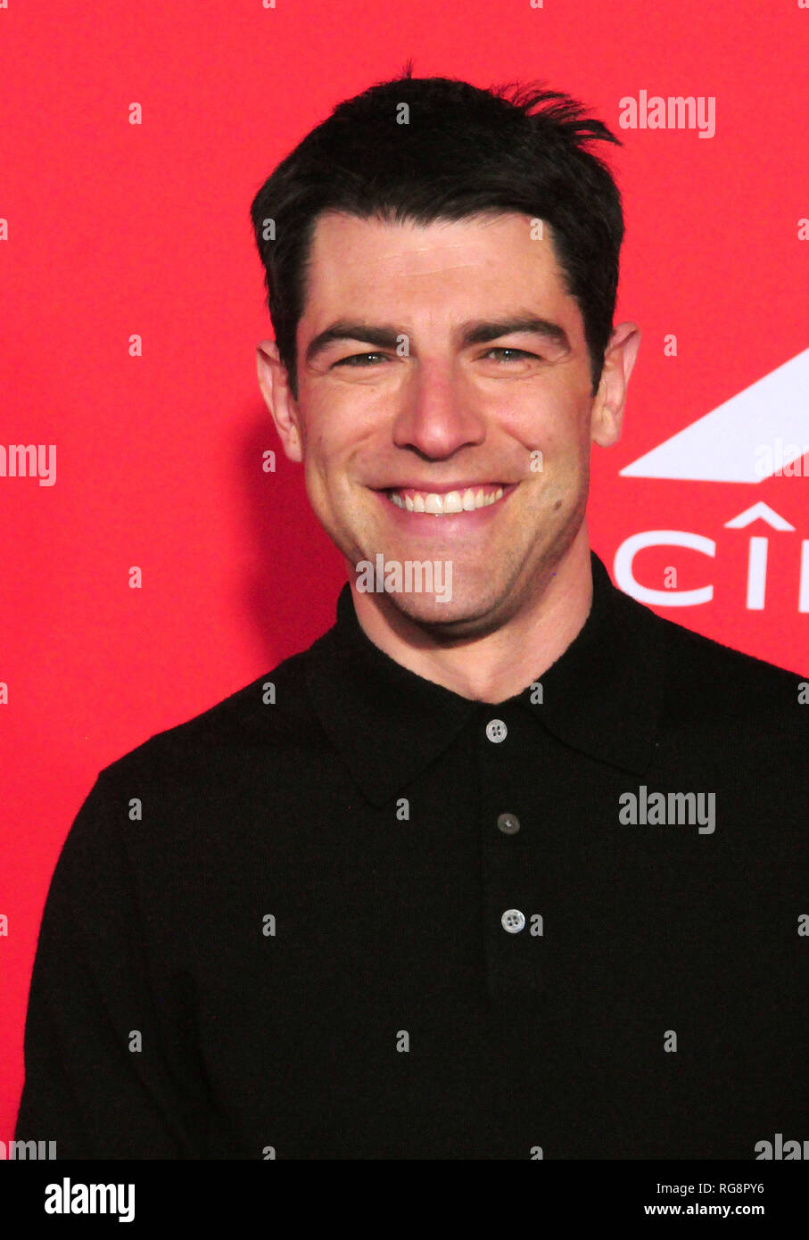 Westwood, California, USA. 28th Jan 2019. Actor Max Greenfield attends ...