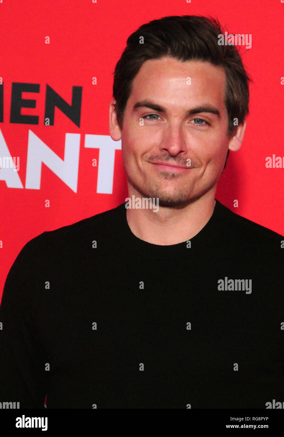 Westwood, California, USA. 28th Jan 2019. Actor Kevin Zegers attends ...