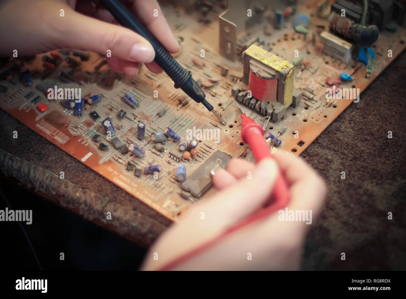 Electric resistance measuring Stock Photo - Alamy