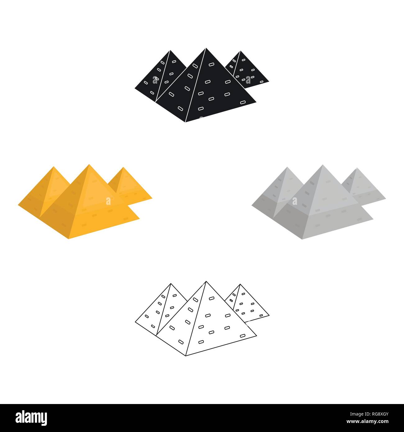 Triangle archeology Stock Vector Images - Alamy