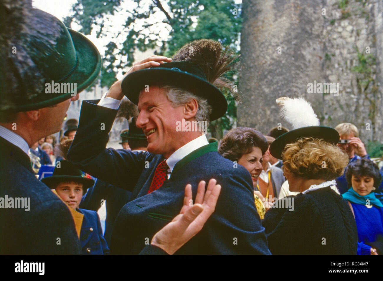 Friedrich Christian Mick Flick bei einer Brunchfeier auf der Festung ...