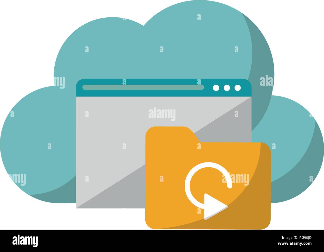 cloud computing technology Stock Vector Image & Art - Alamy