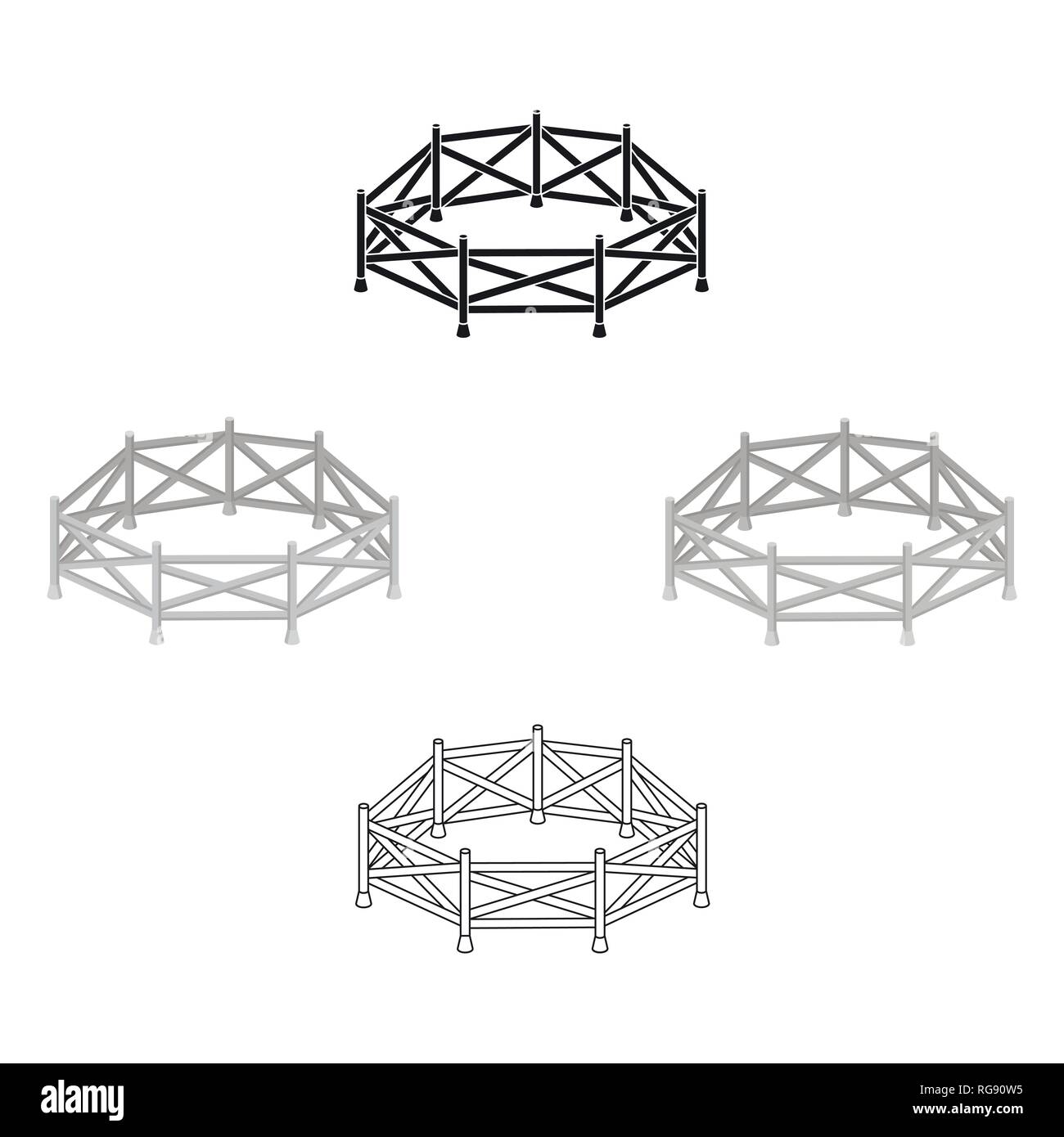 Rural paddock Stock Vector Images - Alamy