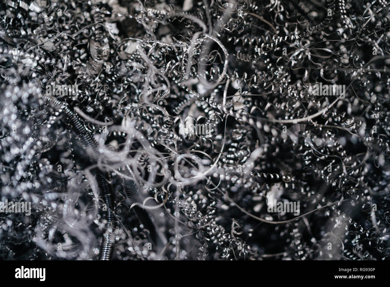 Scrap metal wires, full frame Stock Photo - Alamy