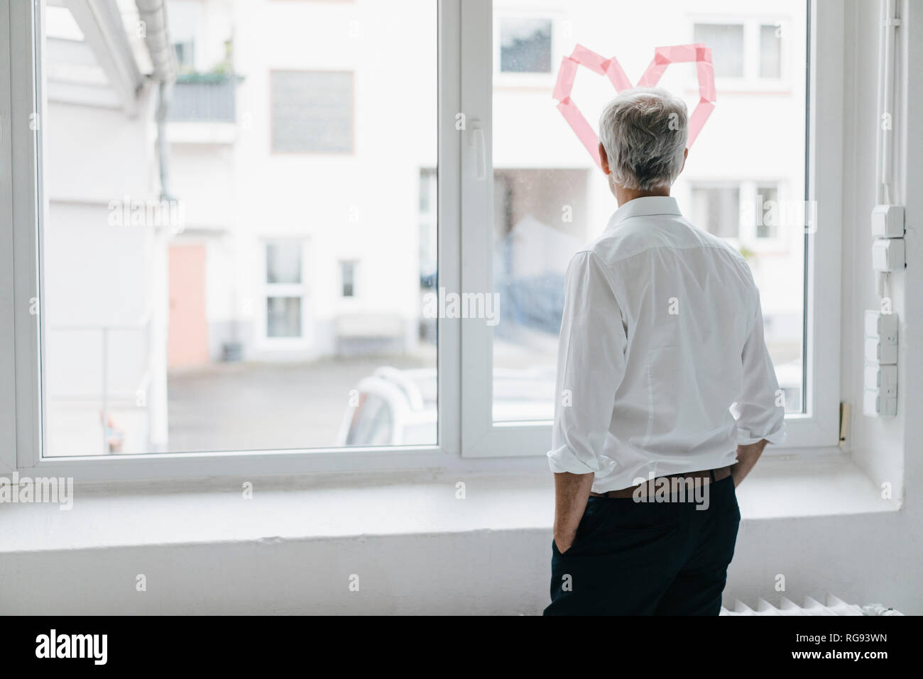Human heart rear view hi-res stock photography and images - Alamy