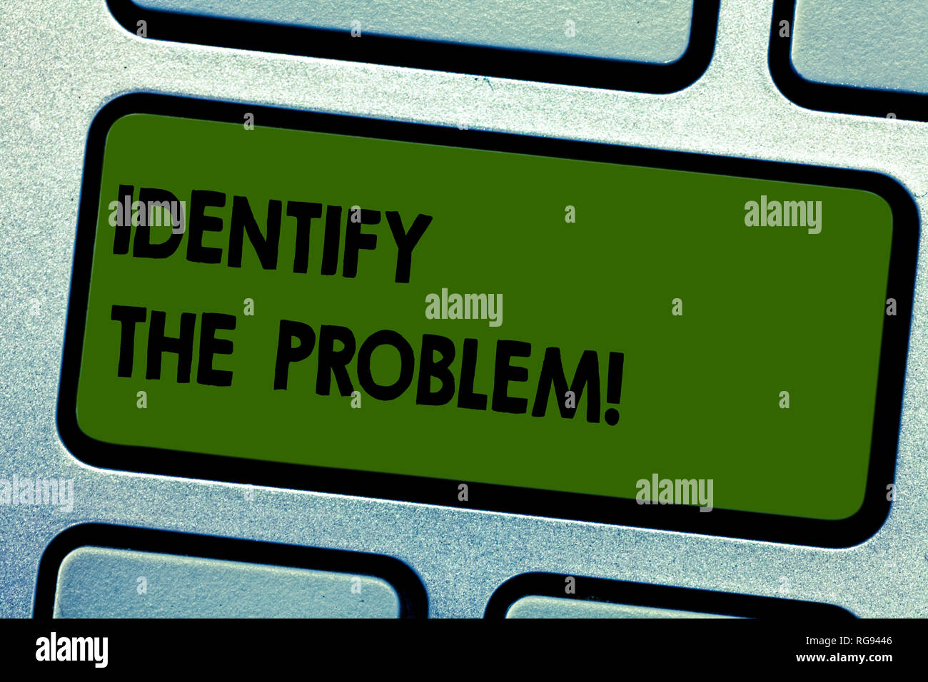 Text sign showing Identify The Problem. Conceptual photo diagnosing the ...