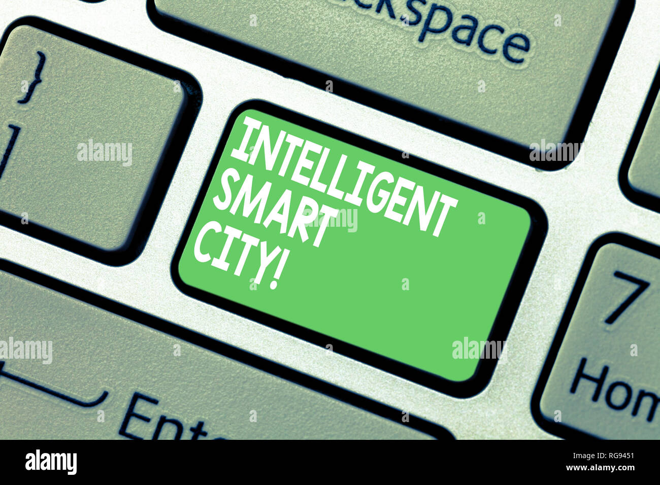 Word writing text Intelligent Smart City. Business concept for The city ...