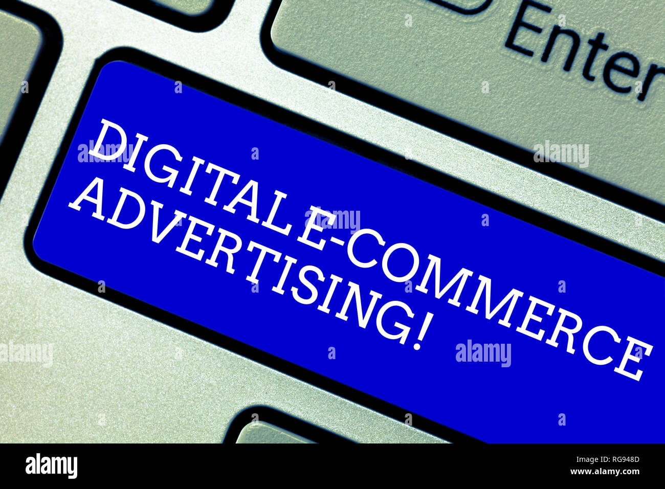 Word writing text Digital E Commerce Advertising. Business concept for ...
