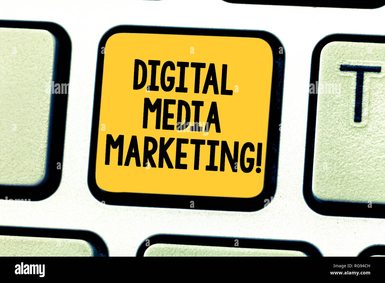 Word writing text Digital Media Marketing. Business concept for Use of ...