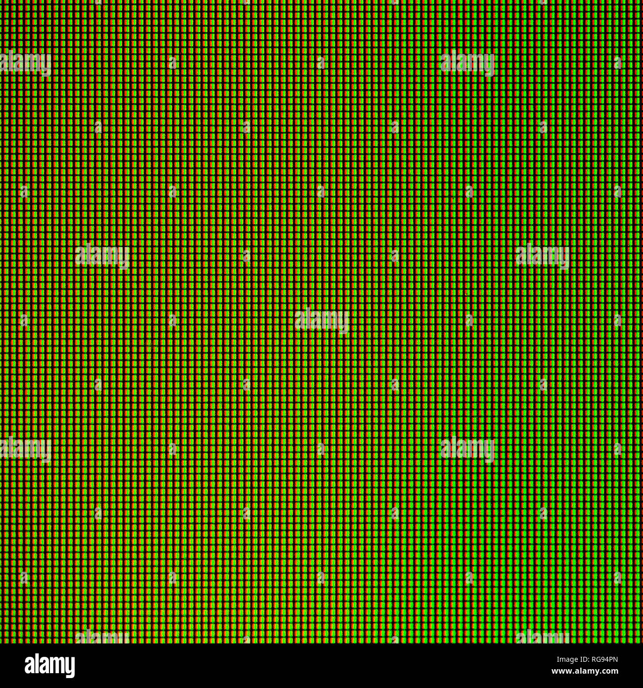 LED lights from computer LED monitor screen display panel for graphic ...